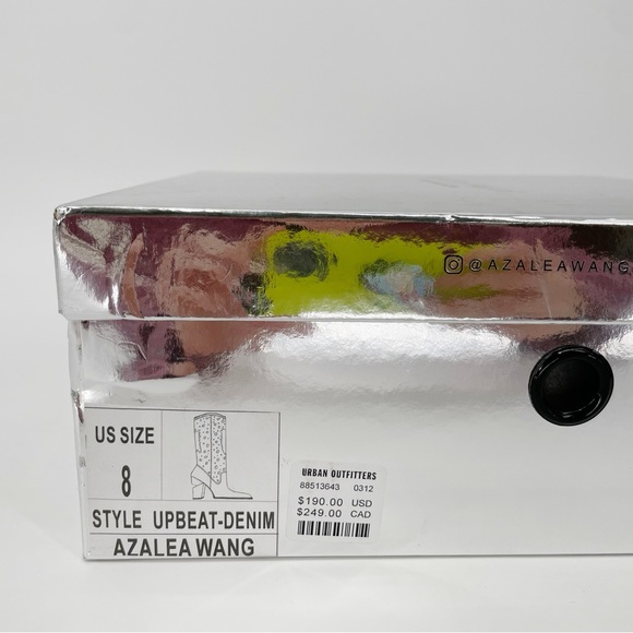 Azalea Wang | Shoes | Nwt Azalea Wang Americana Upbeat Rhinestone Cowboy Boots | Poshmark